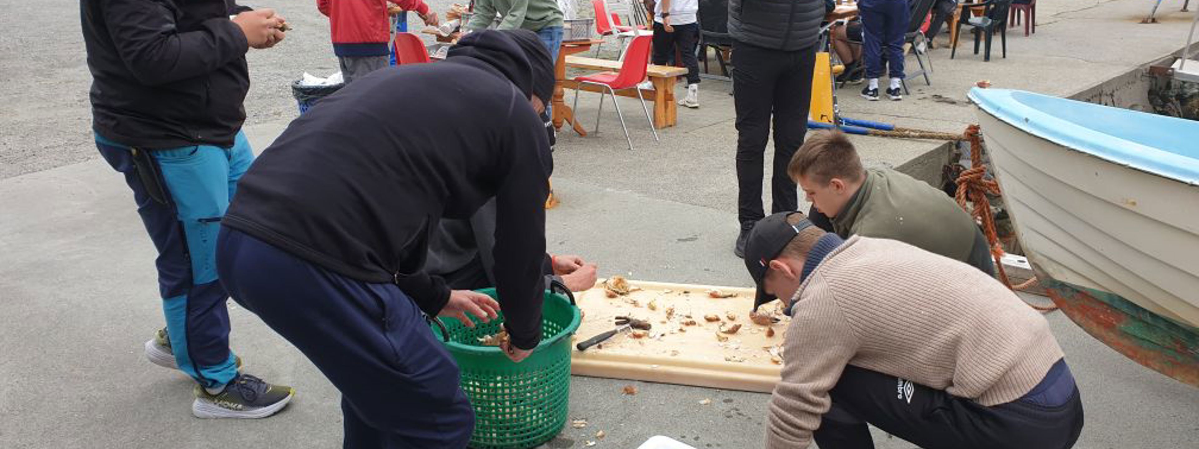 Kjekt på krabbefiske